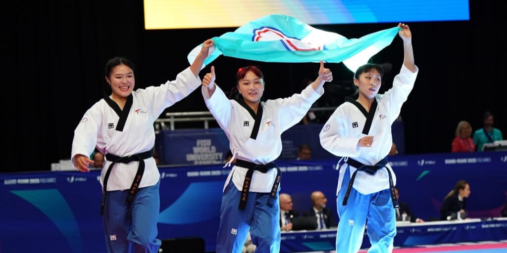世大運女子跆拳道品勢團體摘金 3女將：感動和激動 – 芋傳媒 TaroNews