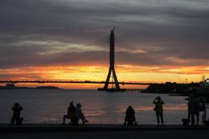 偕同蘇貞昌參觀淡江大橋 蔡英文：中央地方合作典範 – 芋傳媒 TaroNews